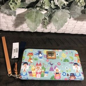 Dooney & Bourke | Bags | Disneys Its A Small World Wallet By Dooney Bou ...